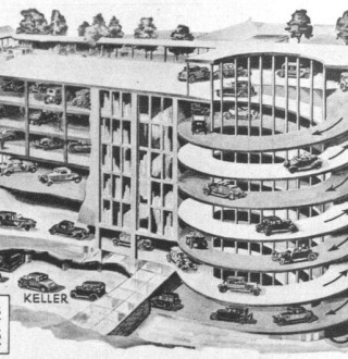 Double Helix Parking Ramp Circular Ramp Multi Level Parking Garage