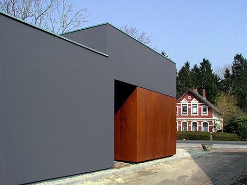 BAUWELT - QBOX 123 , Zwei-Raum-Box für ein Architekturbüro